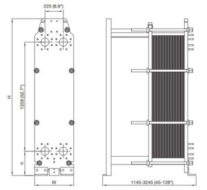 Alfa Laval IndustrialLine TL10 Gasketed Plate-and-Frame Heat Exchanger ...